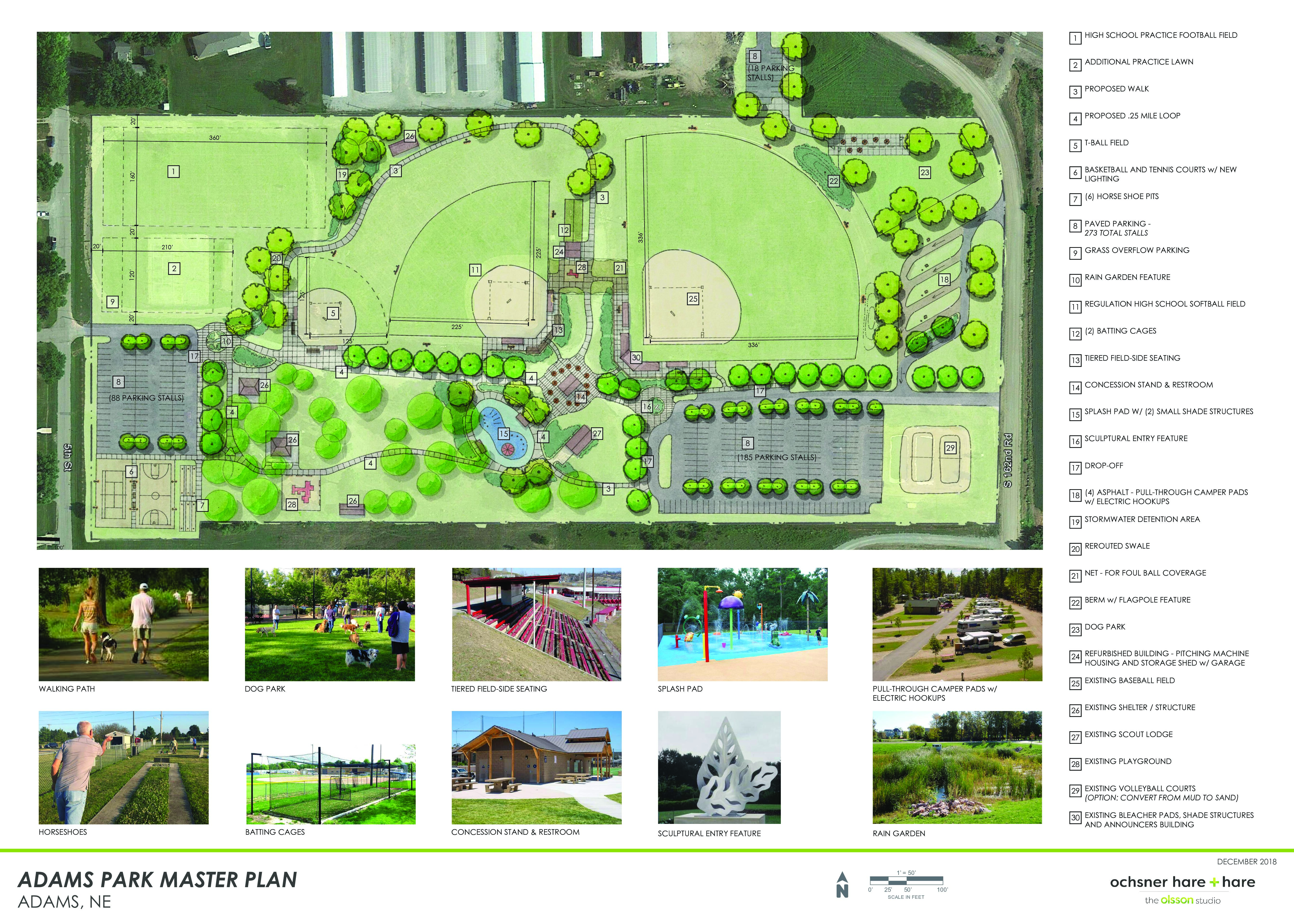 Park-Plan | Village of Adams, Nebraska